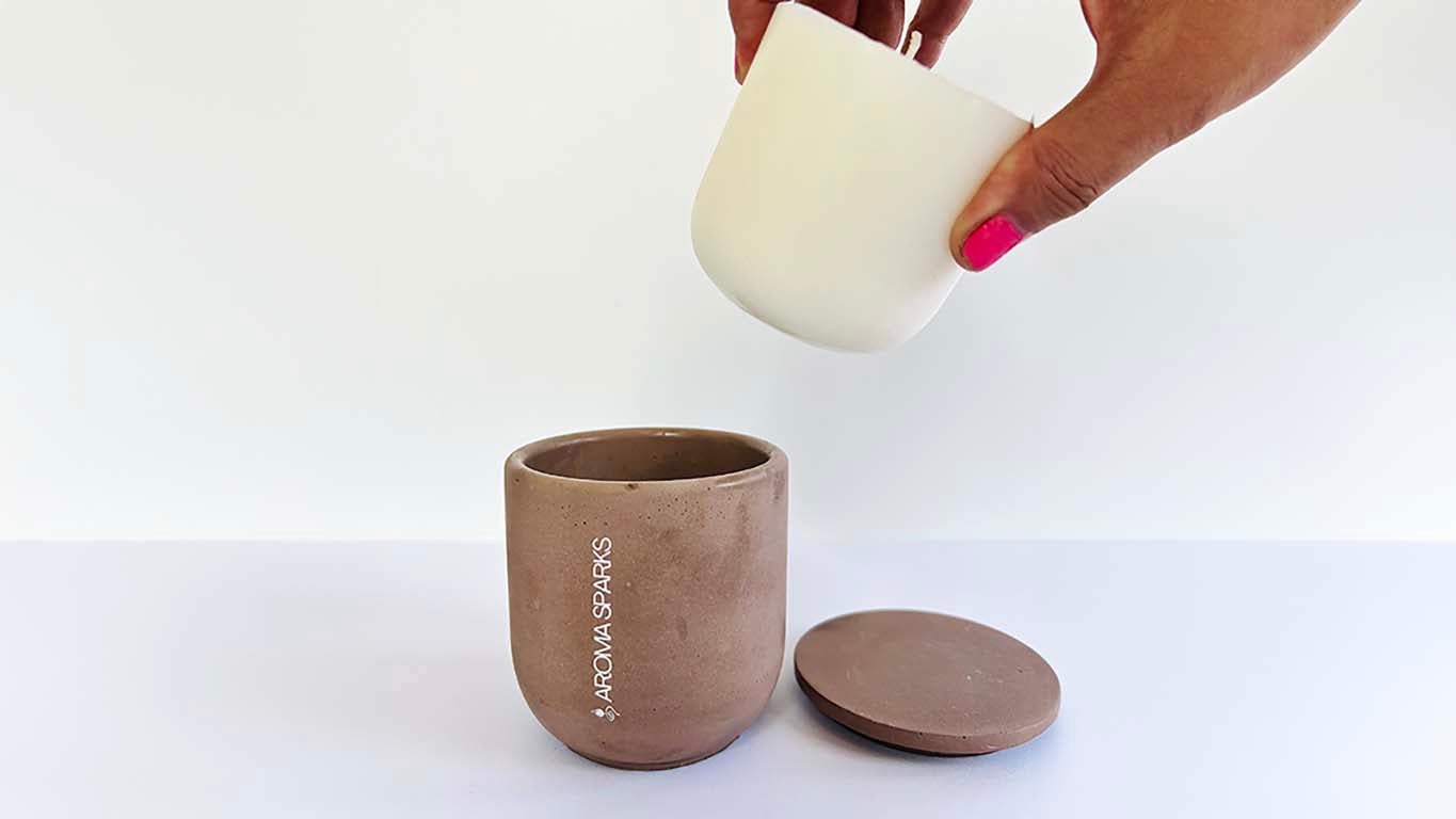 Refillable Candle Options for Aroma Sparks Containers